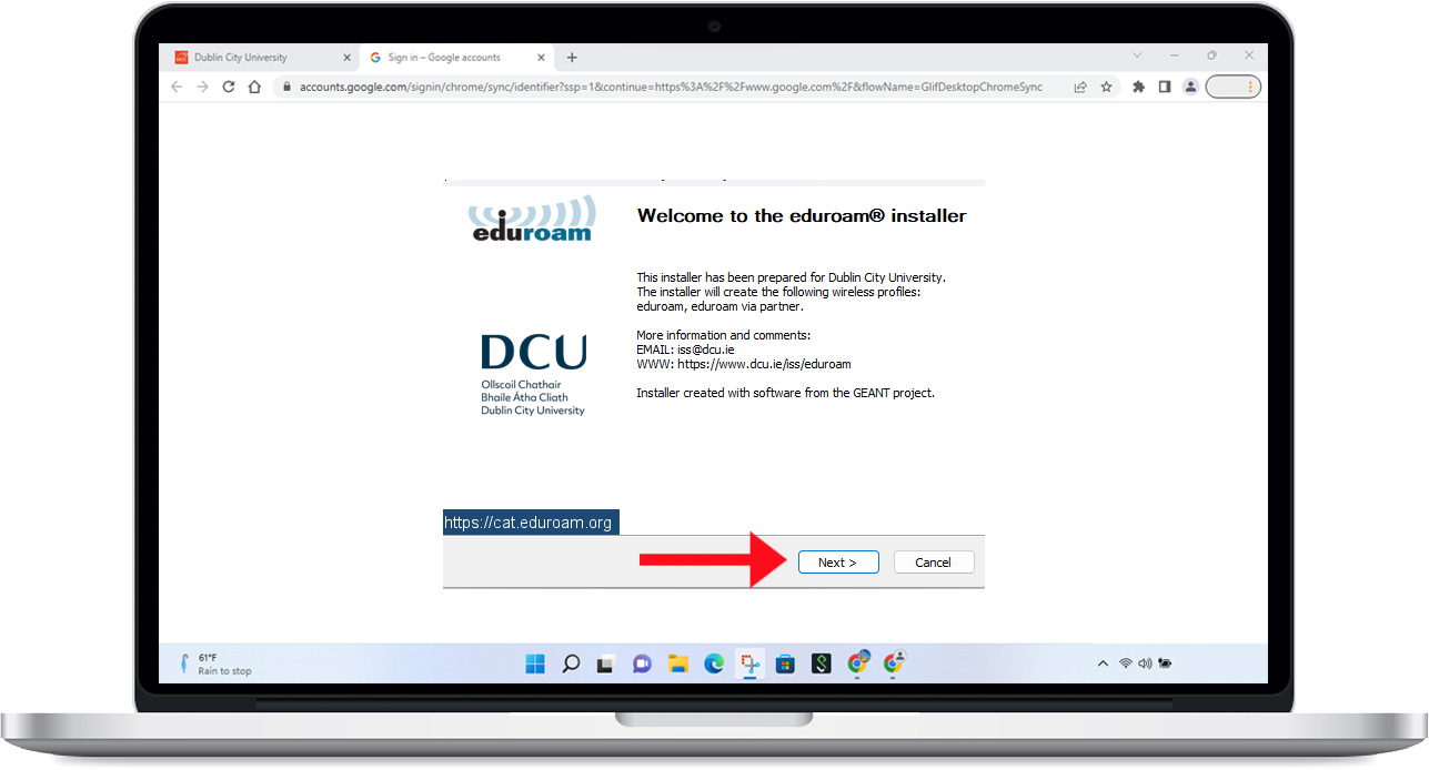 How to connect to Eduroam – DCU Guest